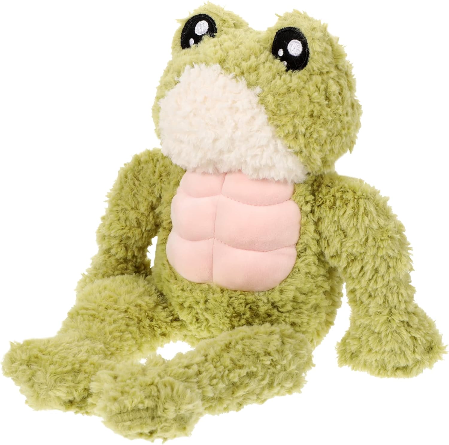 Amazon.com: Babys 1PCS Cute 3D Muscle Frog Plush Toy,Soft Stuffed Frog ...