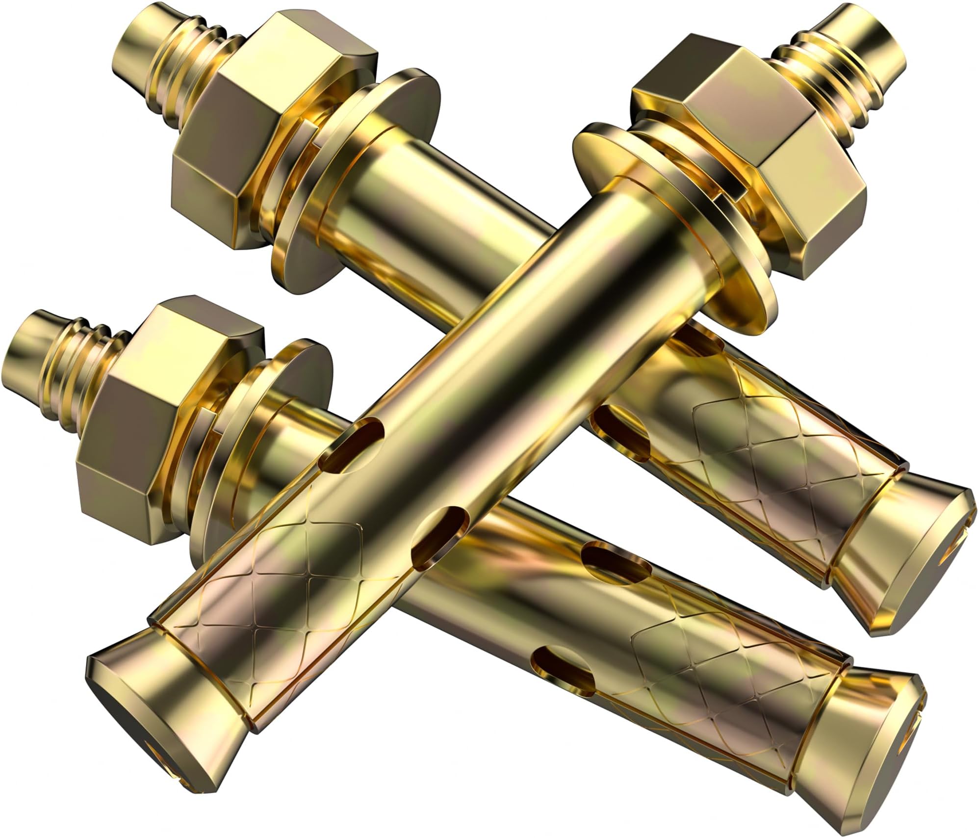 5X Heavy Duty Loose Bolt Shield Anchors - M10 x 70mm Expansion Bolts ...