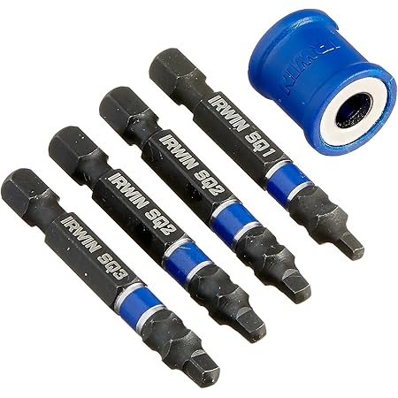 Antrader 2-Inch Long S2 Steel Square Screwdriver Bits SQ1 Magnetic ...