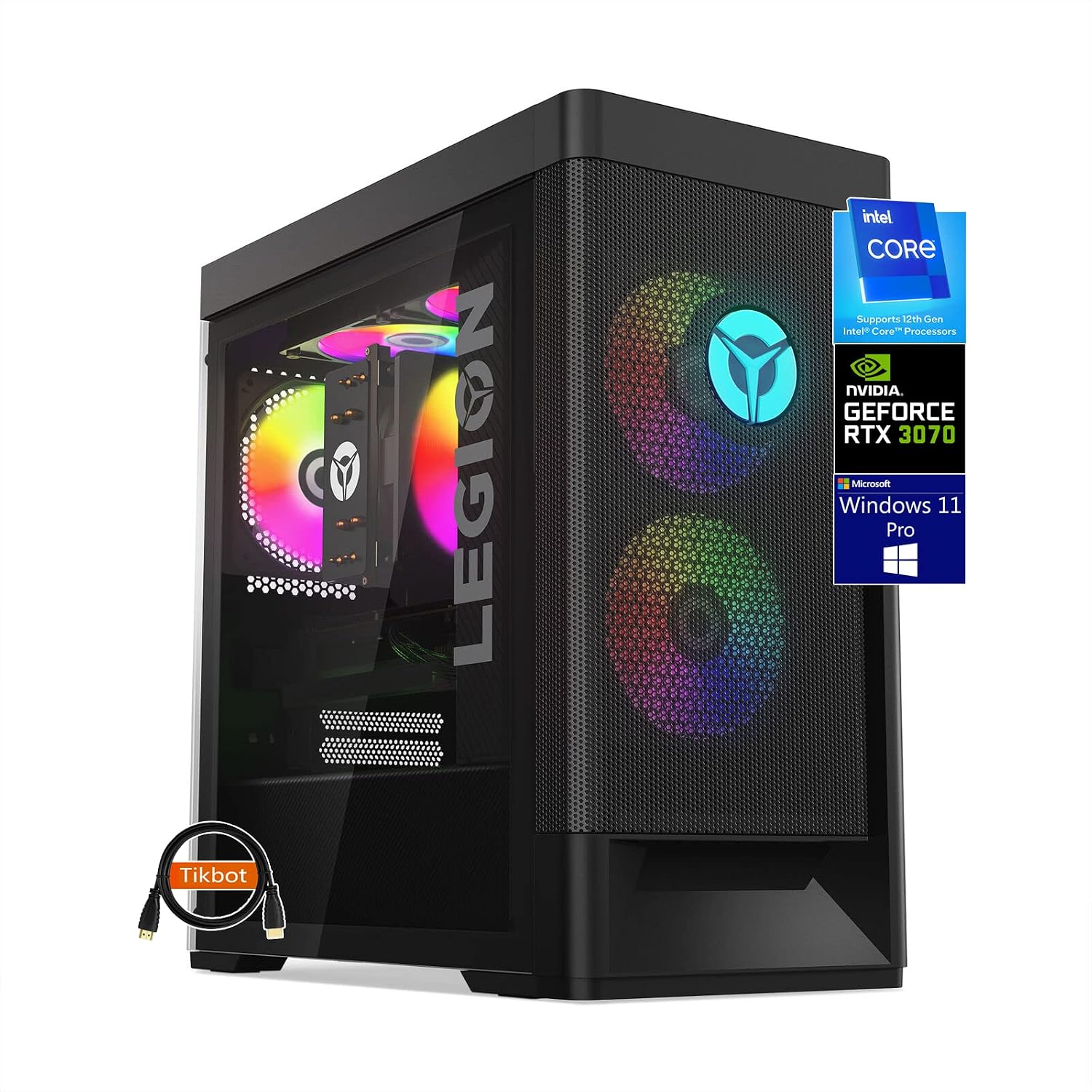 Amazon.com: Lenovo Legion 5i Tower Desktop, Intel Core i7-12700 ...
