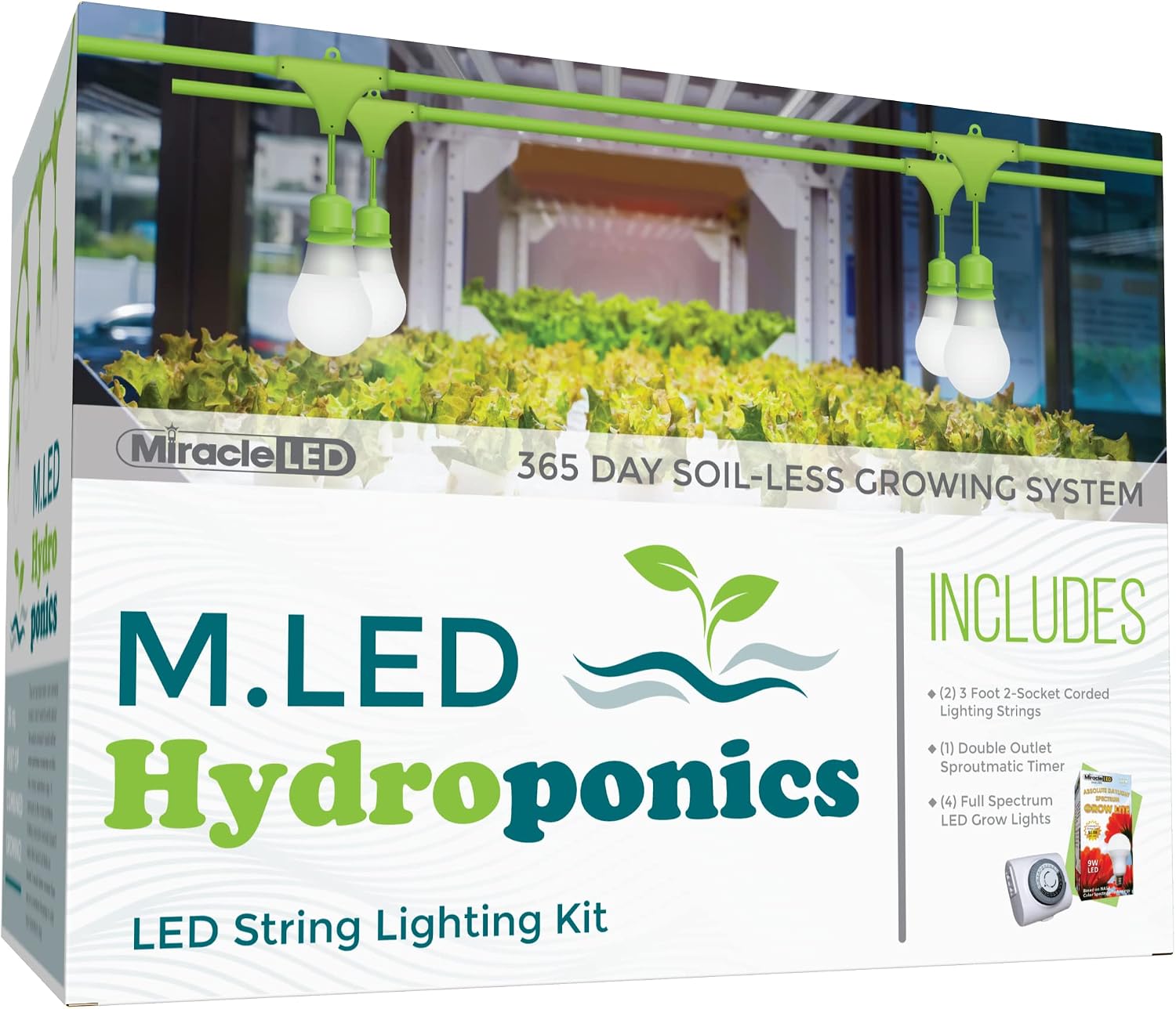 Amazon.com : Miracle LED Hydroponics LED Indoor Grow Light Kit ...