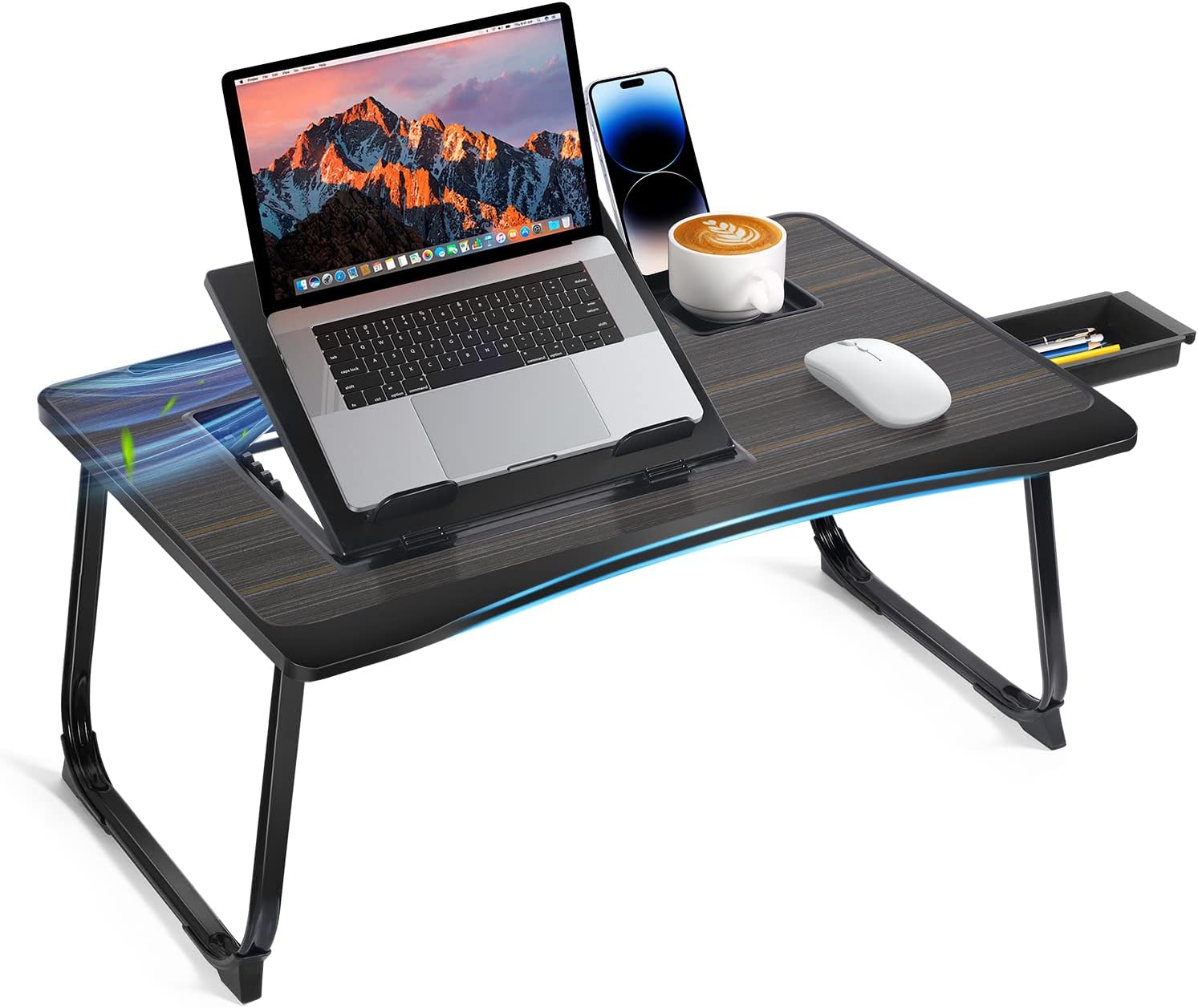 Amazon.com: Lap Desk - Asunder Laptop Lap Desk Foldable, Lap Desk for ...