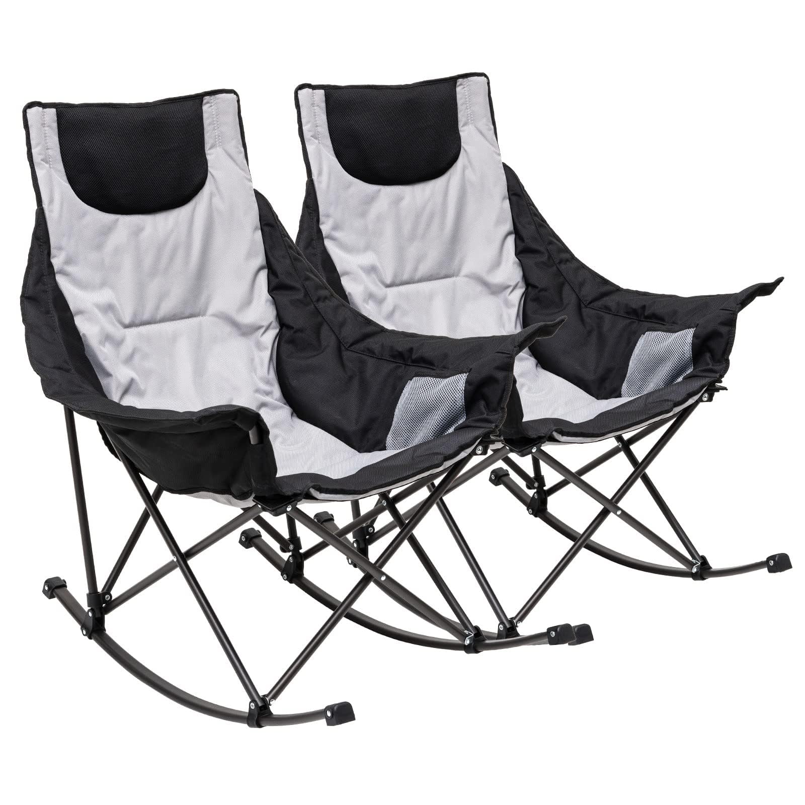 Snapklik.com : SUNNYFEEL Rocking Camping Chair, Luxury Padded Recliner ...