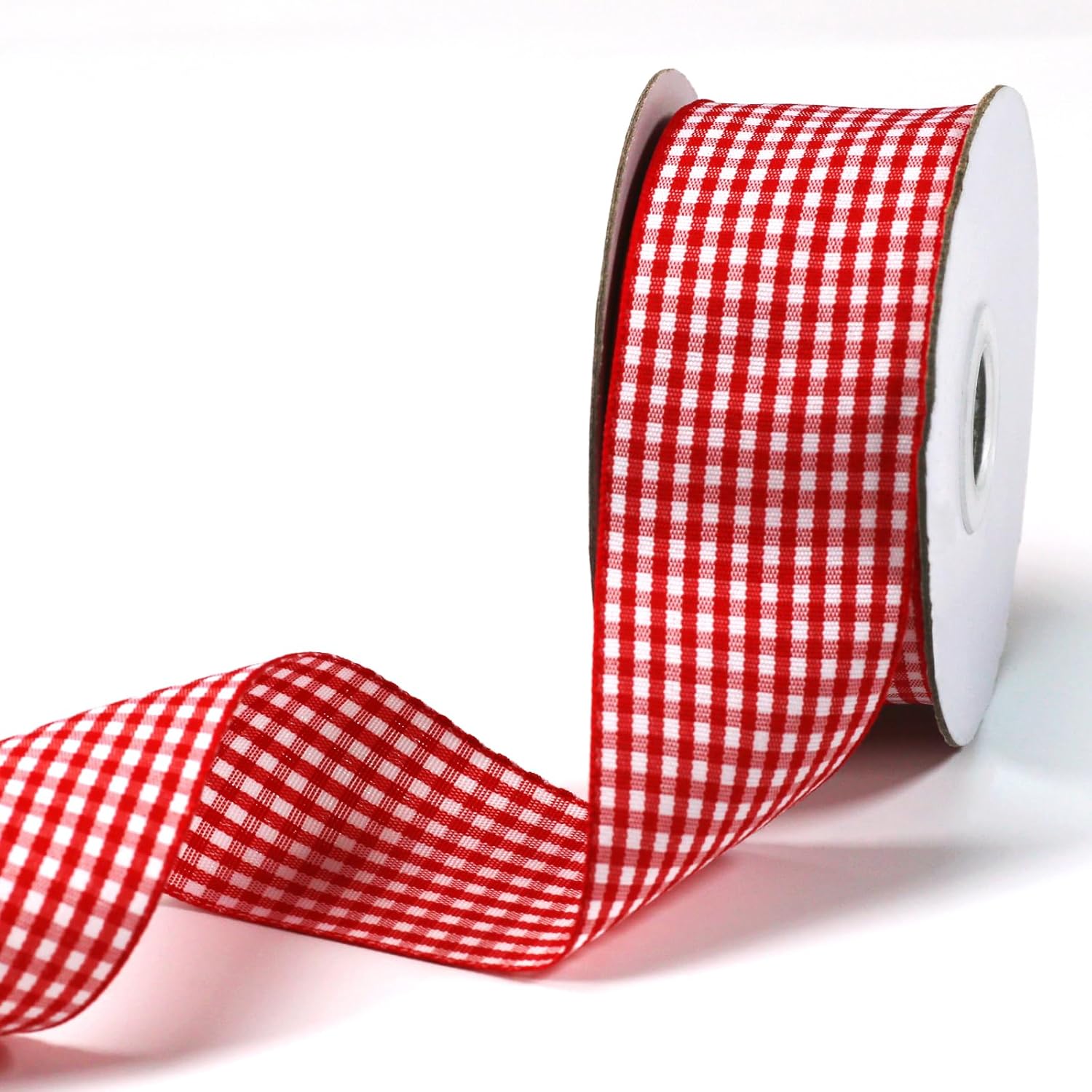 Amazon.com: PQZKLDP Red 1 1/2 inch Plaid Ribbon Roll 1.5inch 20 Yards ...