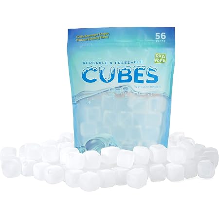 Amazon.com: Icy Cools Reusable Ice Cubes 45 Ice Cube(2"X 2" cubes ...