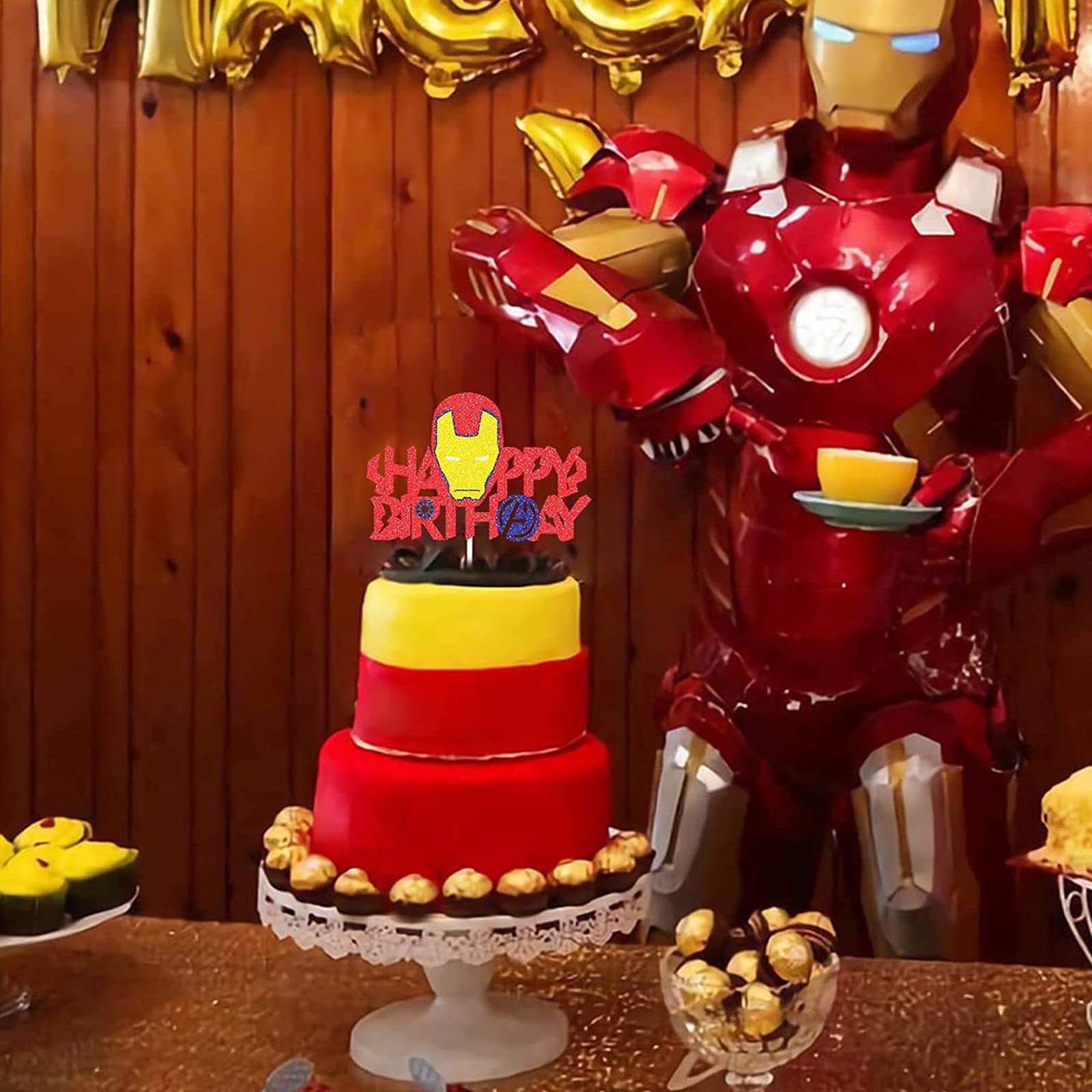 Iron Man Cake Template