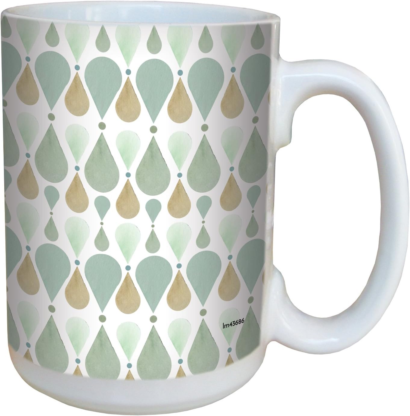 Amazon.com: Tree-Free Greetings lm43686 Playful Green Droplets by Shell ...