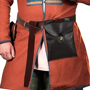 Amazon.co.jp: Medieval Belt | PU Leather Medieval Renaissance Sling ...