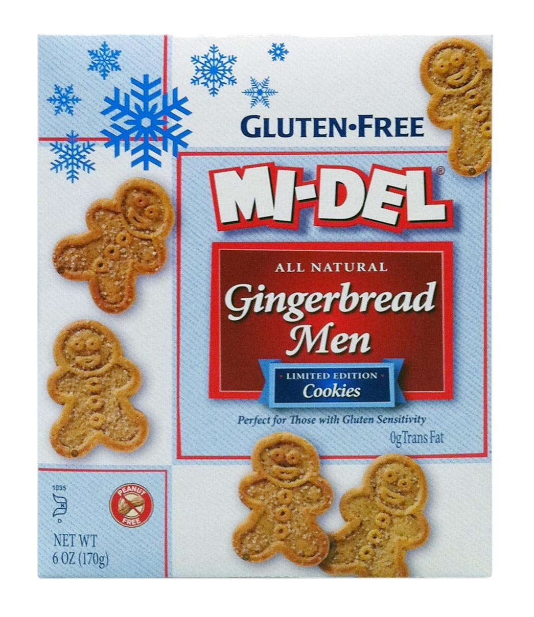 Amazon.com: Mi-Del Brands Gingerbread Men, Gluten Free, 6 Ounce (Pack ...