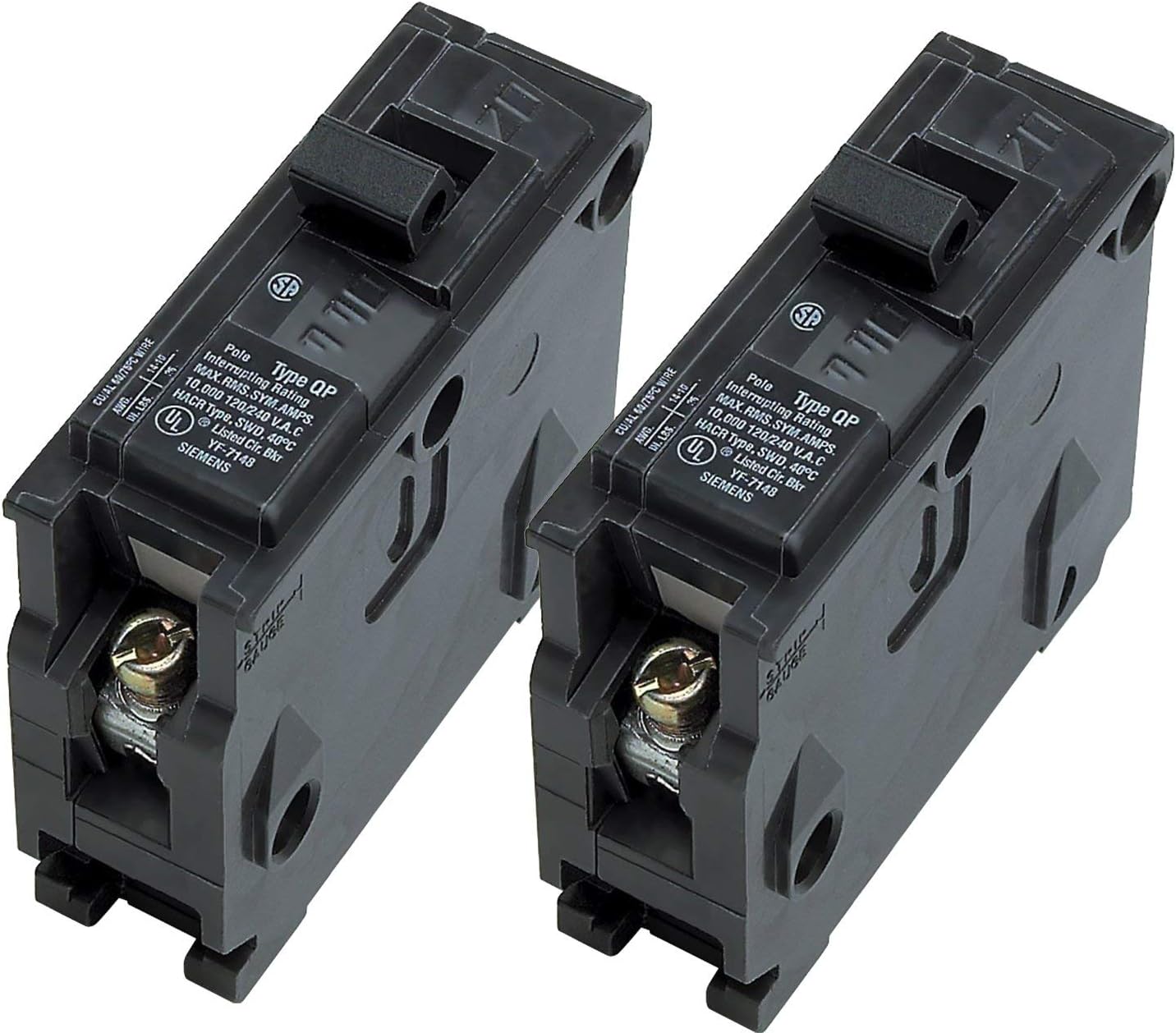 Siemens BQ1B030 30-Amp Single Pole 120-Volt10KAIC Lug In/Lug Out ...