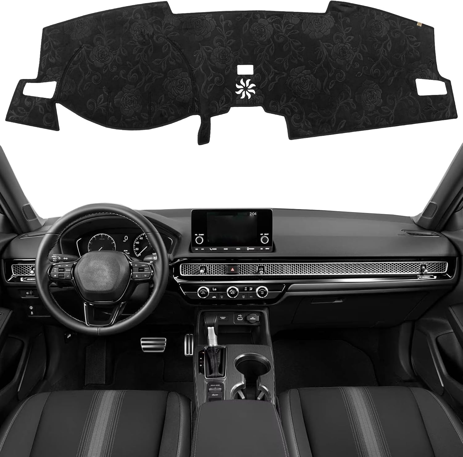 Amazon.com: KEYOOG Dashboard Cover Dash Mat Fit for Ho-nda Civic 2022 ...