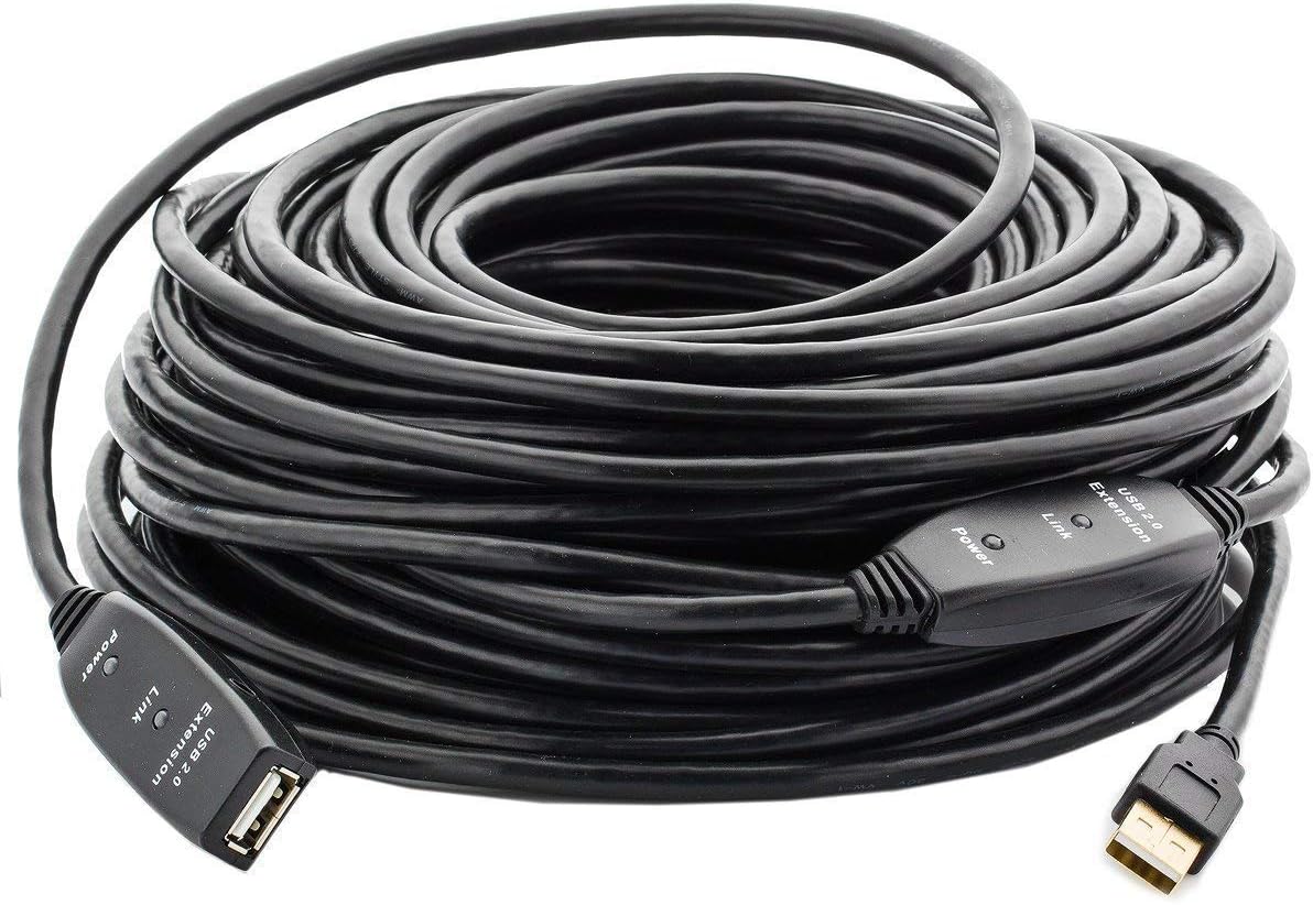 MutecPower 15m Câble de rallonge USB 2.0 avec amplificateur actif ...