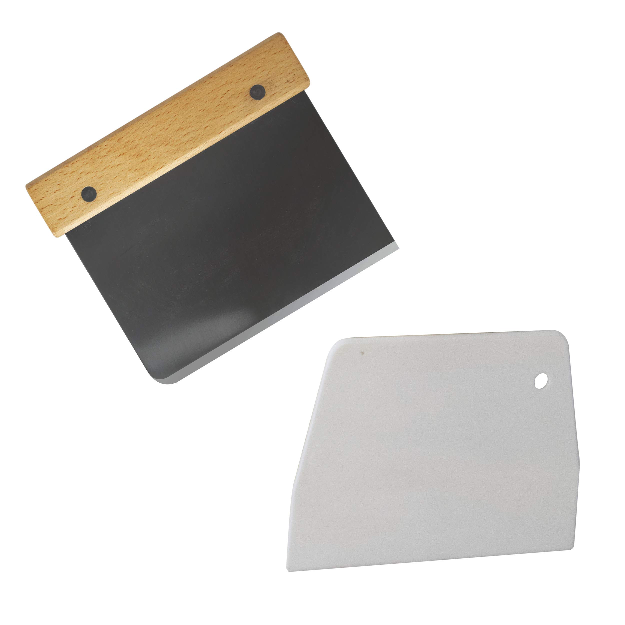 Made Terra Set 2 Dough Scrapers For Homemade Bakers French | Desertcart ...