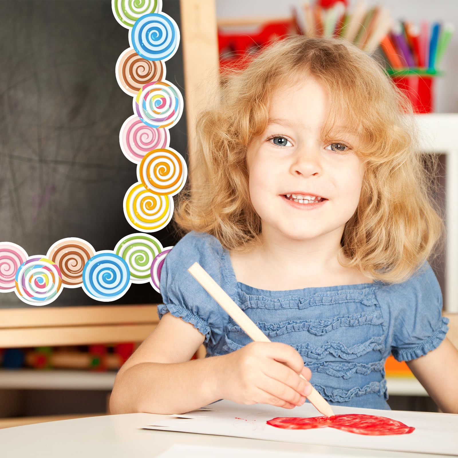 Candyland Wallpaper Border Wallpaper Borders For Kids | Peel & Stick