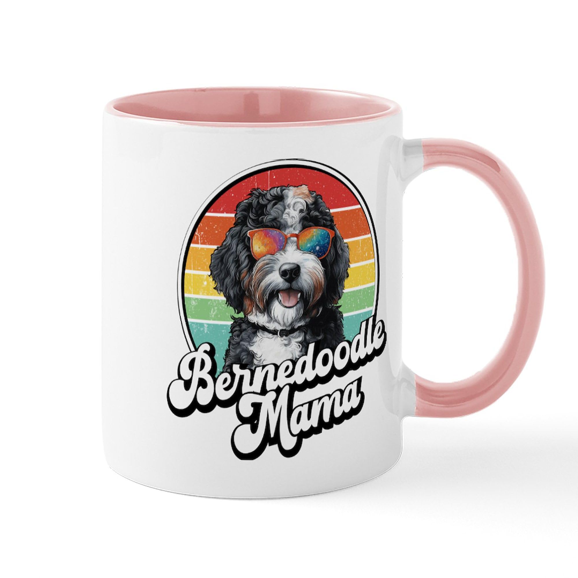 Amazon.com | CafePress Bernedoodle Mugs 11 oz (325 ml) Ceramic Coffee ...