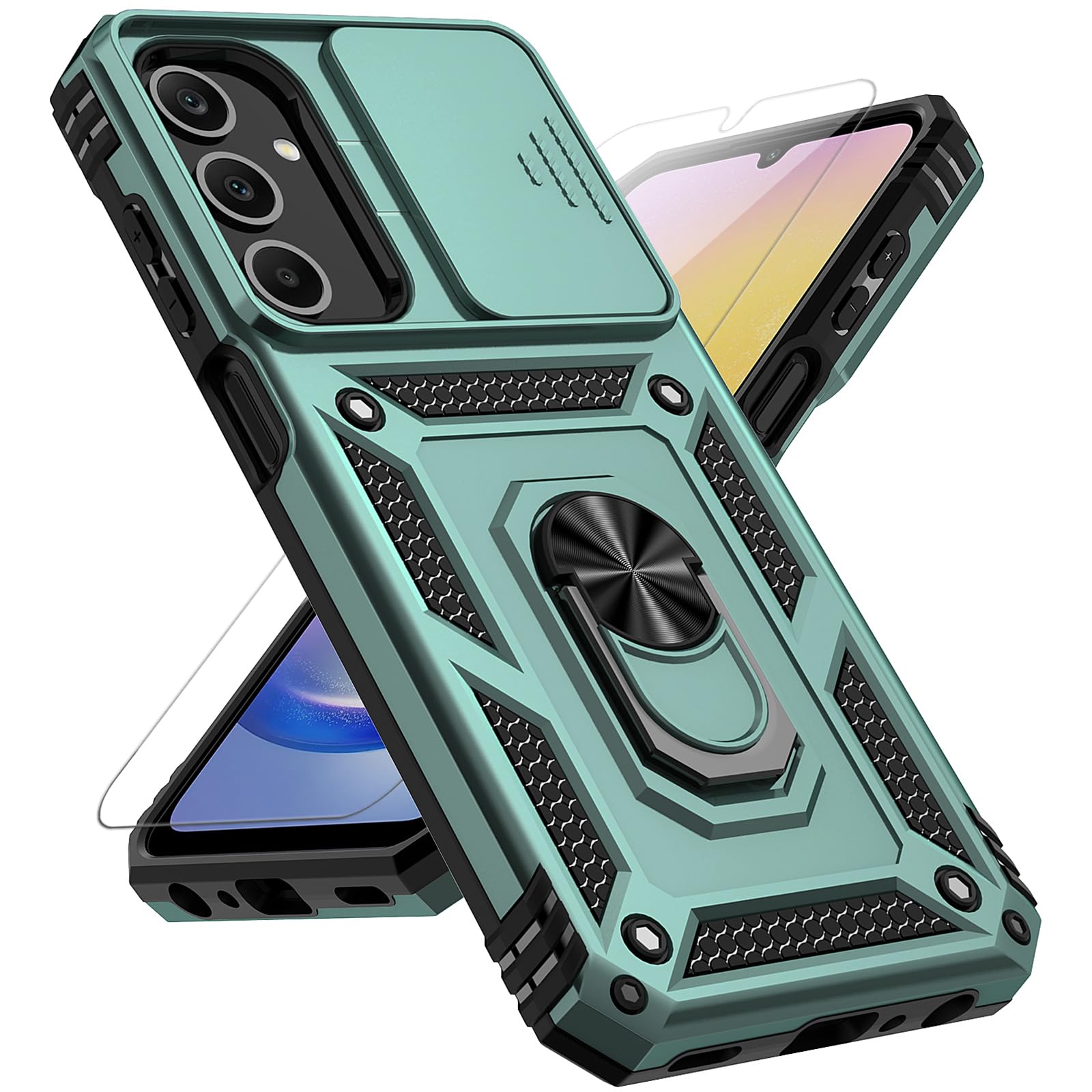 Amazon.com: for Samsung Galaxy A25 5G Case with Slide Camera Cover HD ...