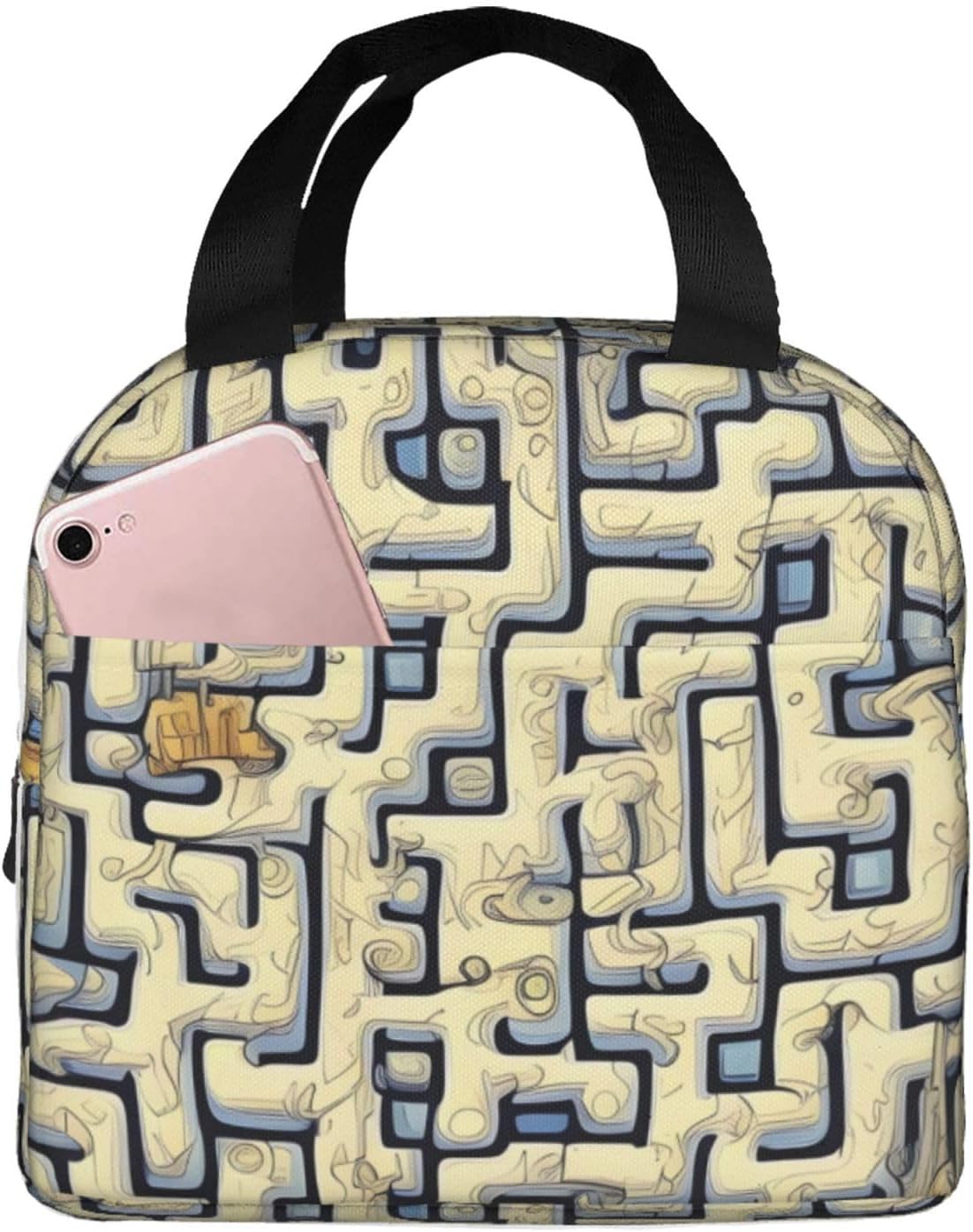 Amazon.com: NALoRa Labyrinth Treasure Mapuniversal Insulated Bento Bag ...