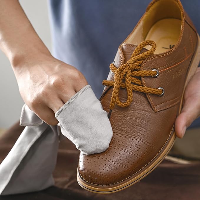 Amazon.com: Sansent Shoe Shine Cloths, Shoe Polish Buffing Cloth for ...