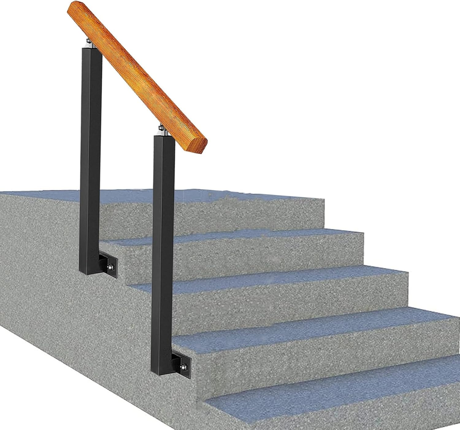 Amazon.com: Handrails for Outdoor Steps Side Mount, 1-4 Steps ...