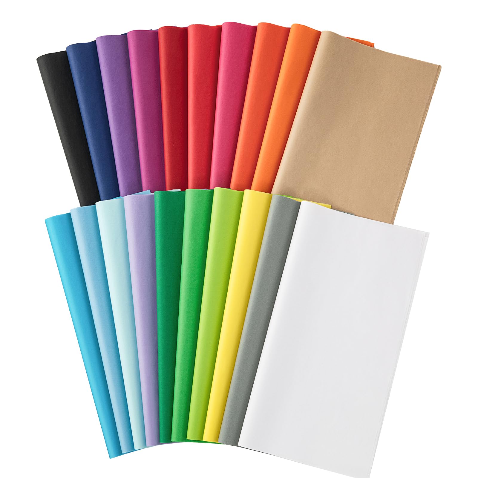 Snapklik.com : Simetufy 115 Sheets Tissue Paper For Gift Bags - 20 Colors