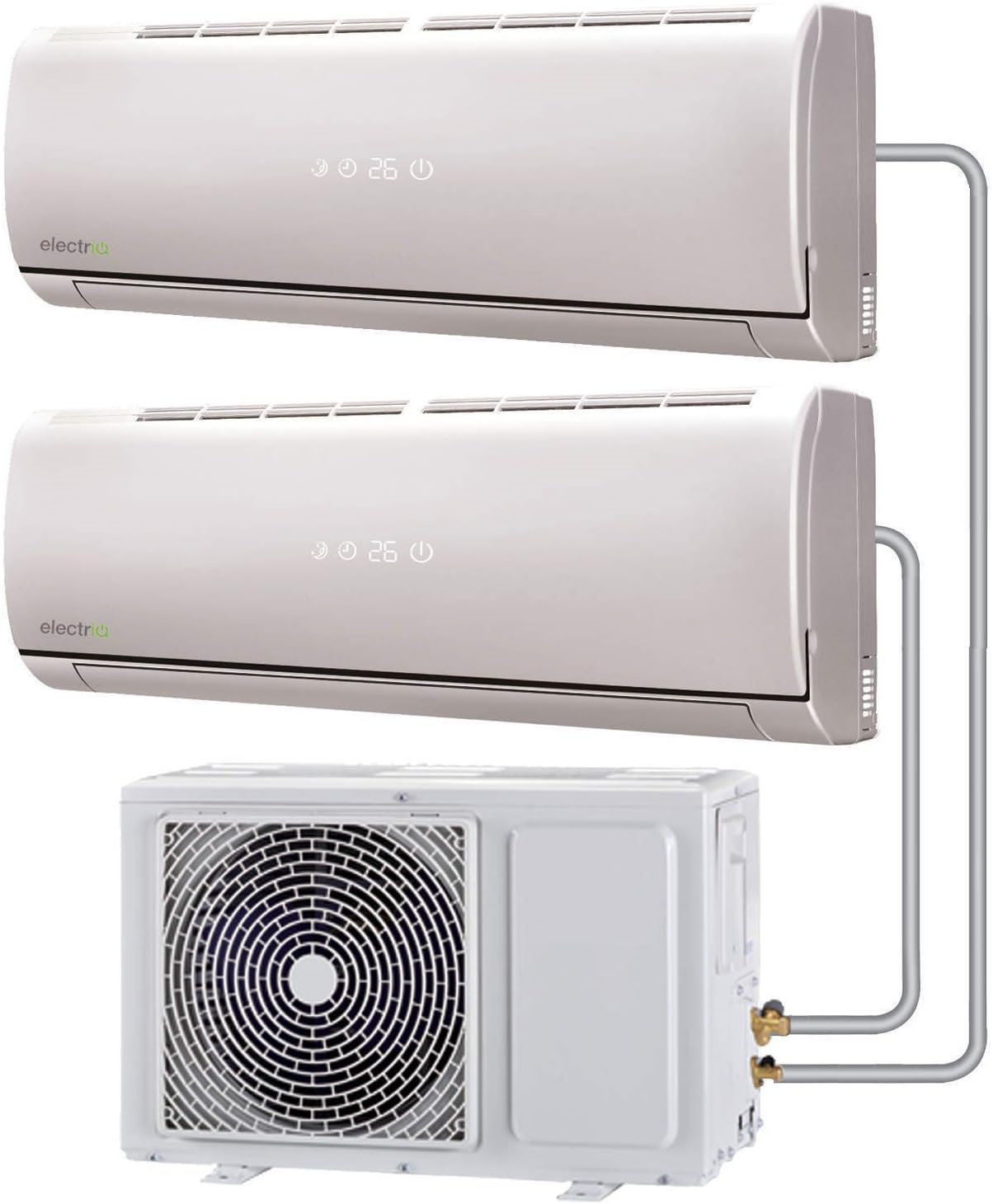 Multi-Split 18000 BTU DC Inverter Wall Split Air Conditioner with 5 ...