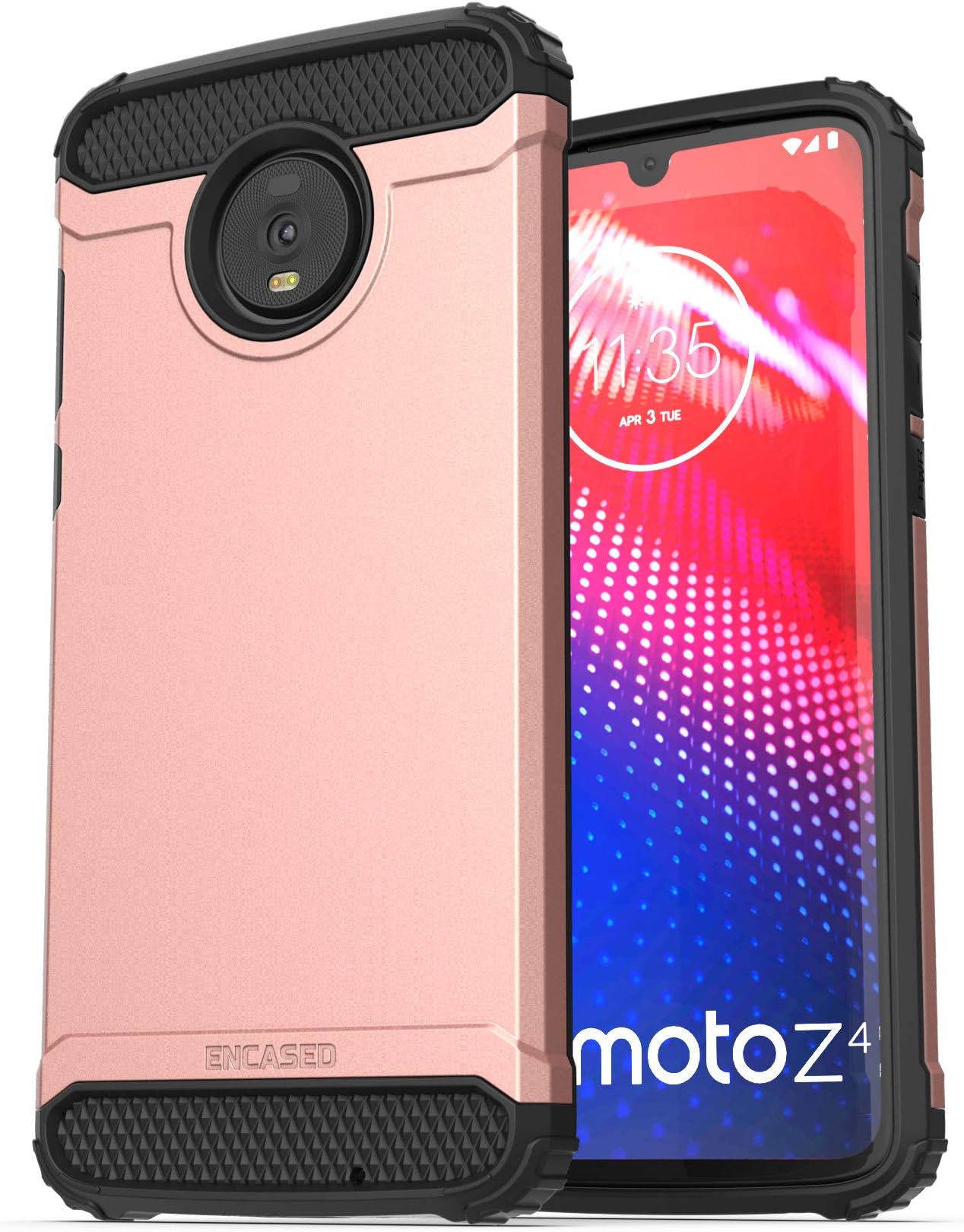 Amazon.com: Encased Heavy Duty Pixel 3a Case Rose Gold (2019 Scorpio ...