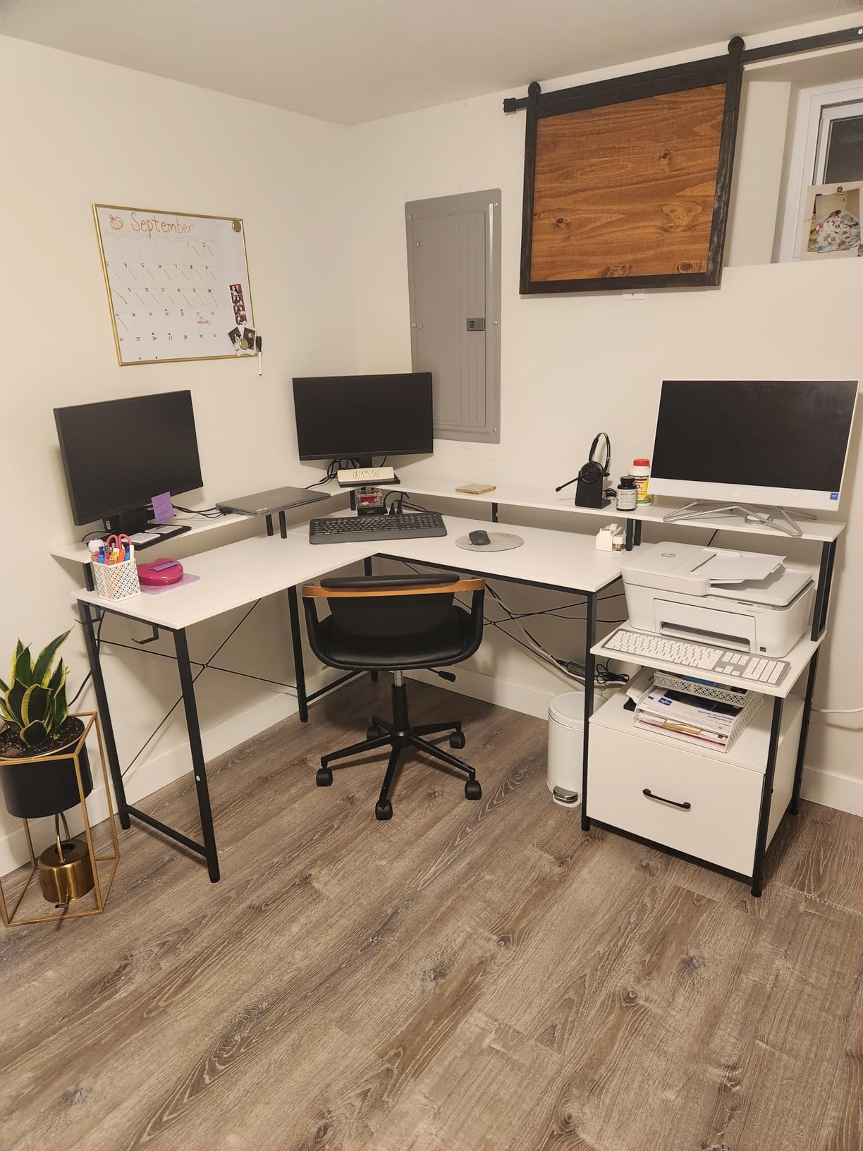 $32/mo - Finance Rolanstar CPT022-RR Computer Desk_CPT022, 18.50" D x ...