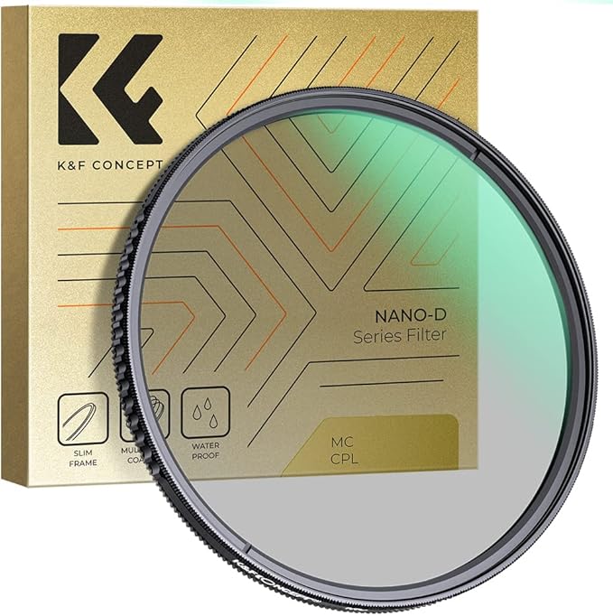 Amazon.com : 55mm Circular Polarizers Filter, K&F Concept Waterproof ...