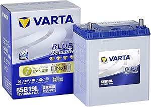 Amazon | VARTA(バルタ) Blue Dynamic 国産車バッテリー 55B19L | カーバッテリー | 車＆バイク
