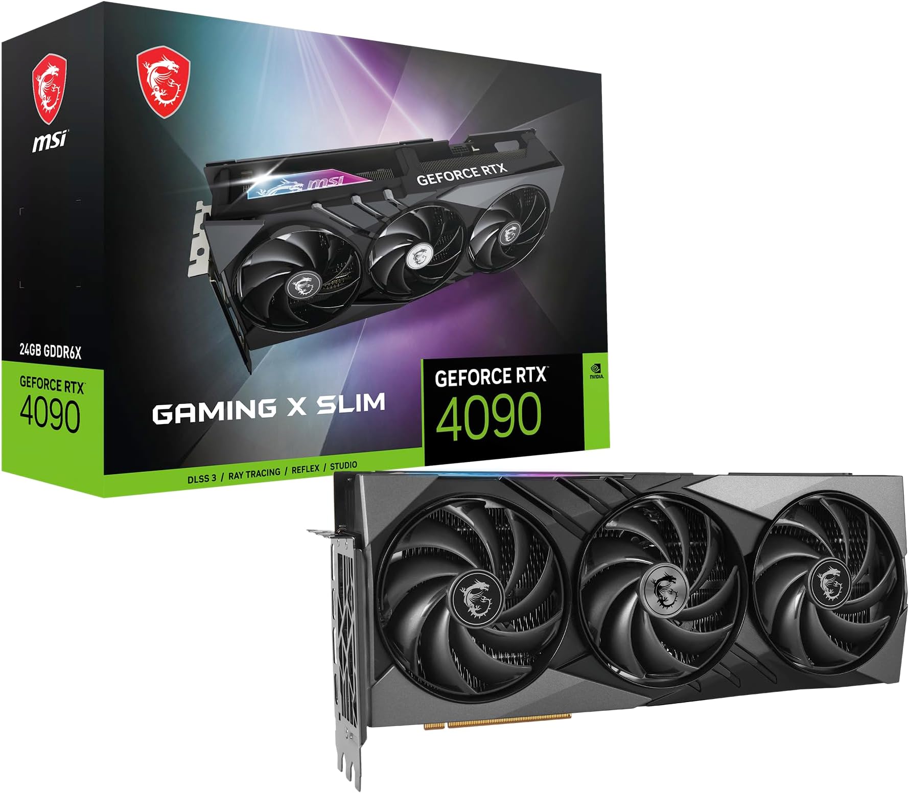 Amazon.com: MSI Gaming GeForce RTX 4090 24GB GDRR6X 384-Bit HDMI/DP Nvlink Torx Fan 5 Ada ...