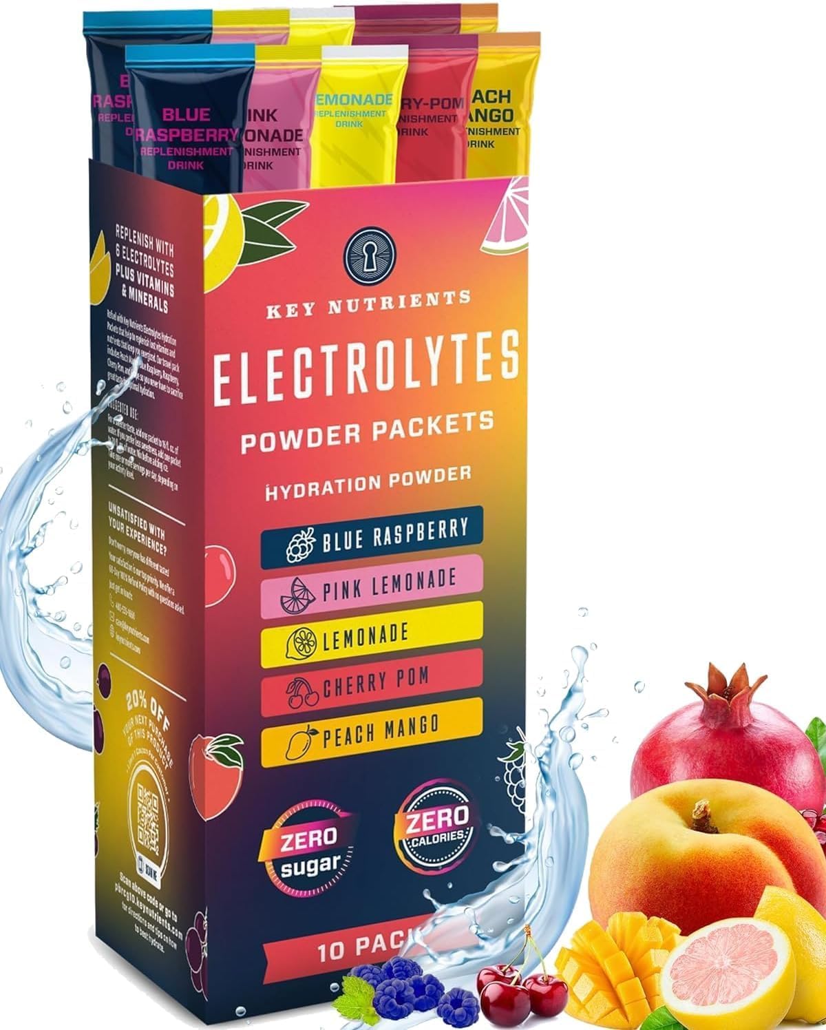 Amazon.com: KEY NUTRIENTS Multivitamin Electrolytes Powder No Sugar - 5 ...