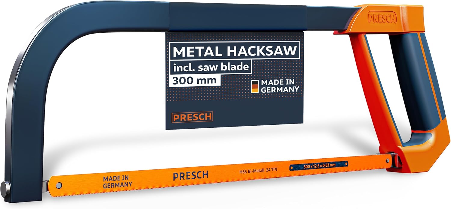 Presch Hacksaw 300mm - BI-Metal Saw Blade for Precise Cuts - 90 ...