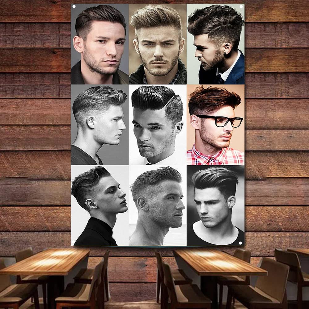 Barber Shop Chart Of Haircuts Hair Styles
