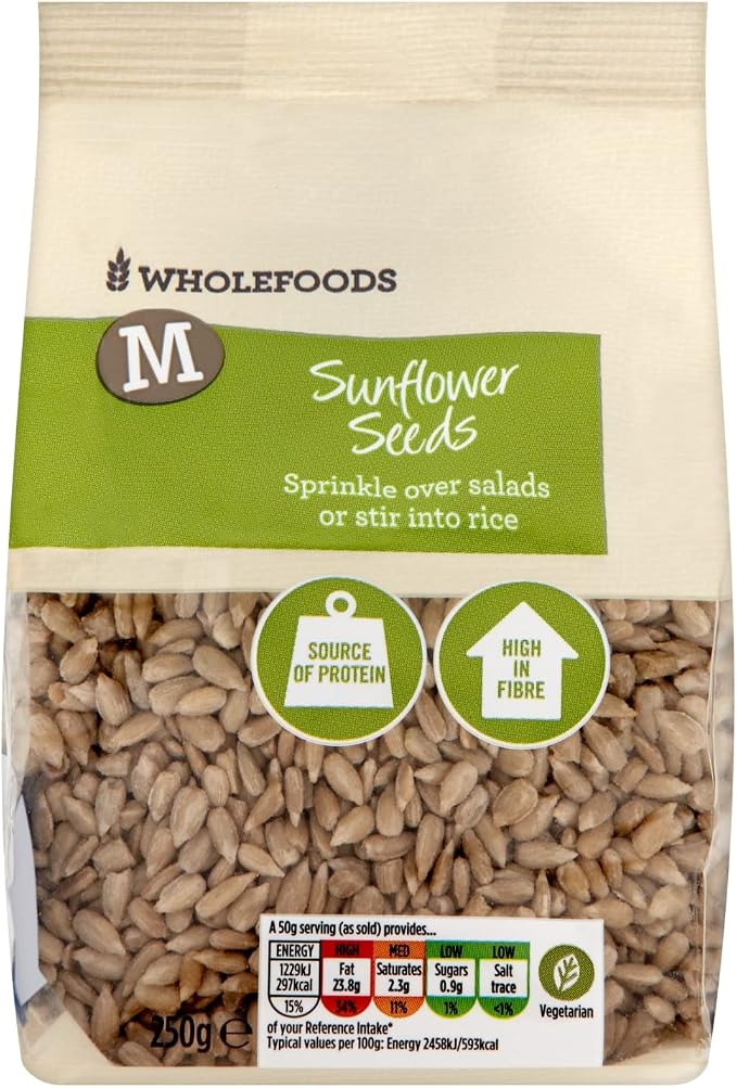 Morrisons Sunflower Seeds 250g : Amazon.co.uk: Grocery