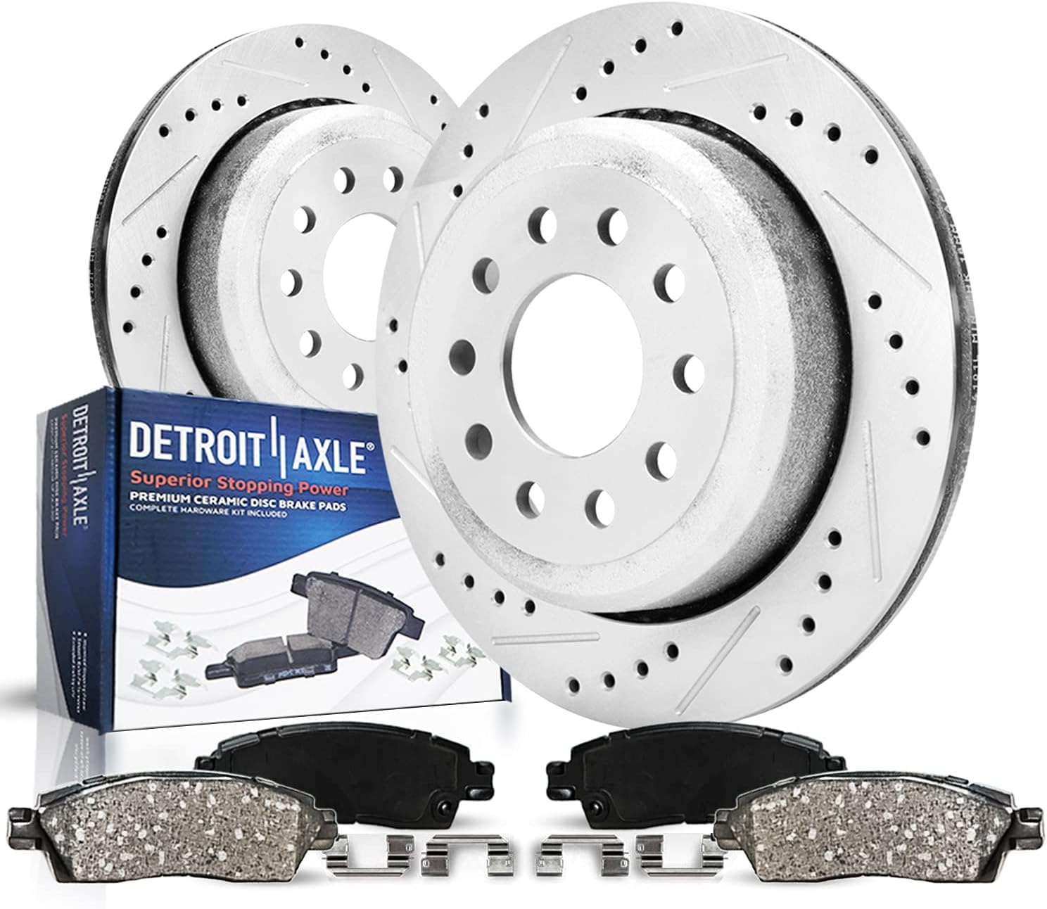 Amazon.com: Detroit Axle - Front Brake Kit for 2008-2024 Dodge Ram 4500 5500, 15.35" inch Front ...