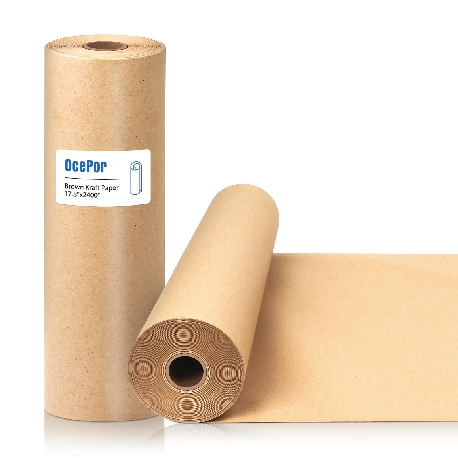 Snapklik.com : Brown Paper Roll 17.8"2400", Craft Paper, Kraft Paper ...