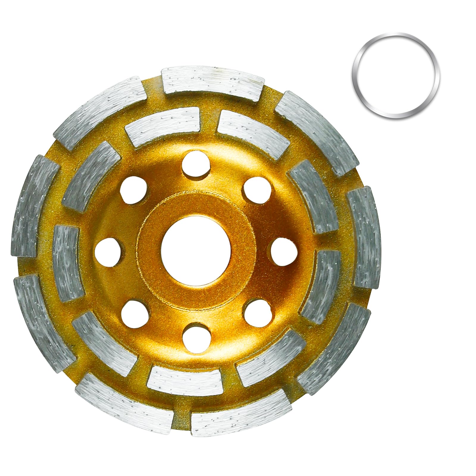 Buy Diamond Concrete Grinding Wheel 4 1/2 inch for Polishing and ...