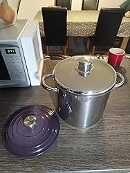 MasterClass Stock Pot With Lid 8.5L/24cm, Induction-Safe, Stainless ...