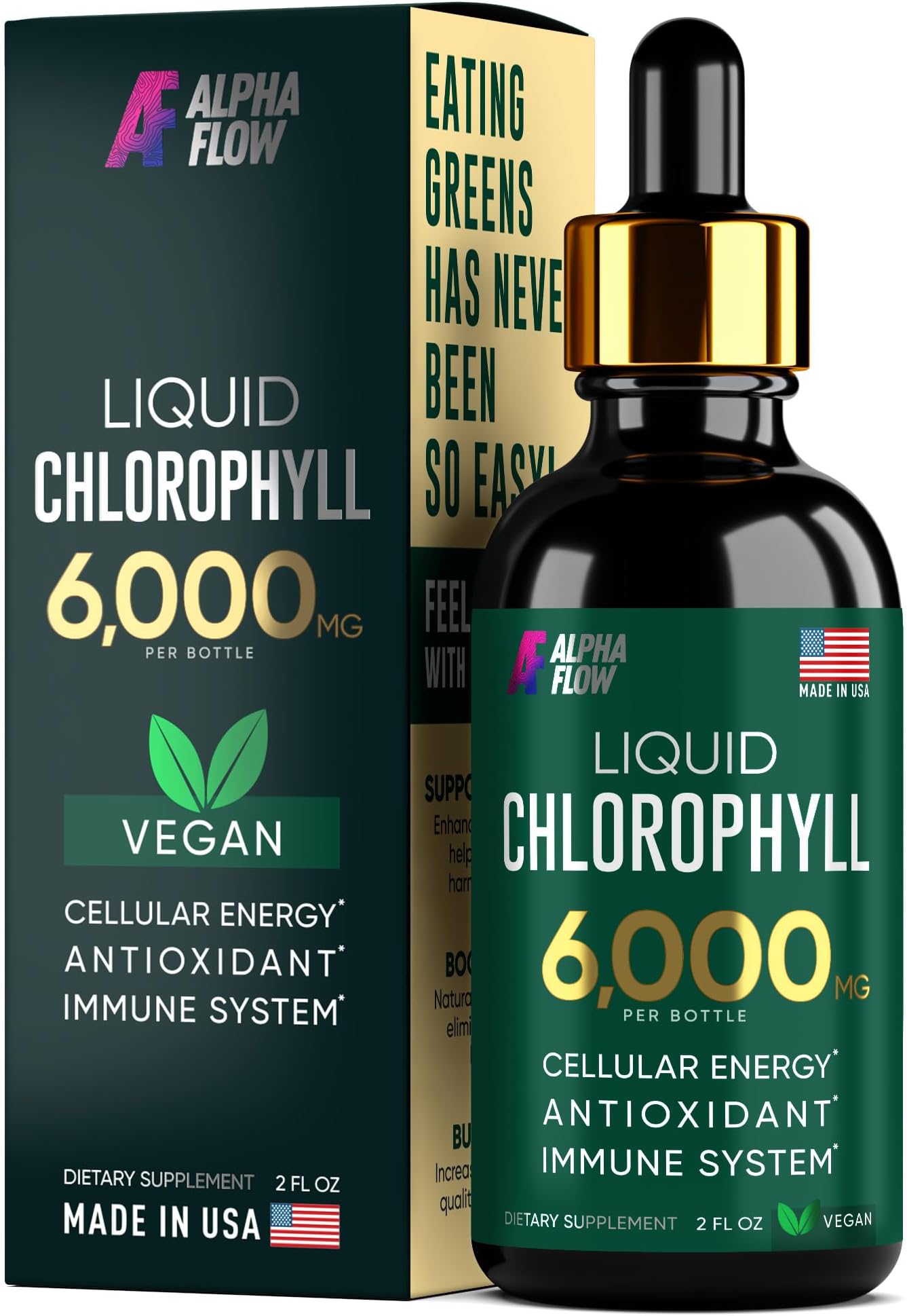 Amazon.com: Chlorophyll Liquid Drops 6000 mg - Premium Liquid ...