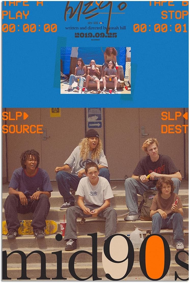 Amazon.com: Vintage Classic Movies Posters Mid 90s Canvas Poster Wall ...