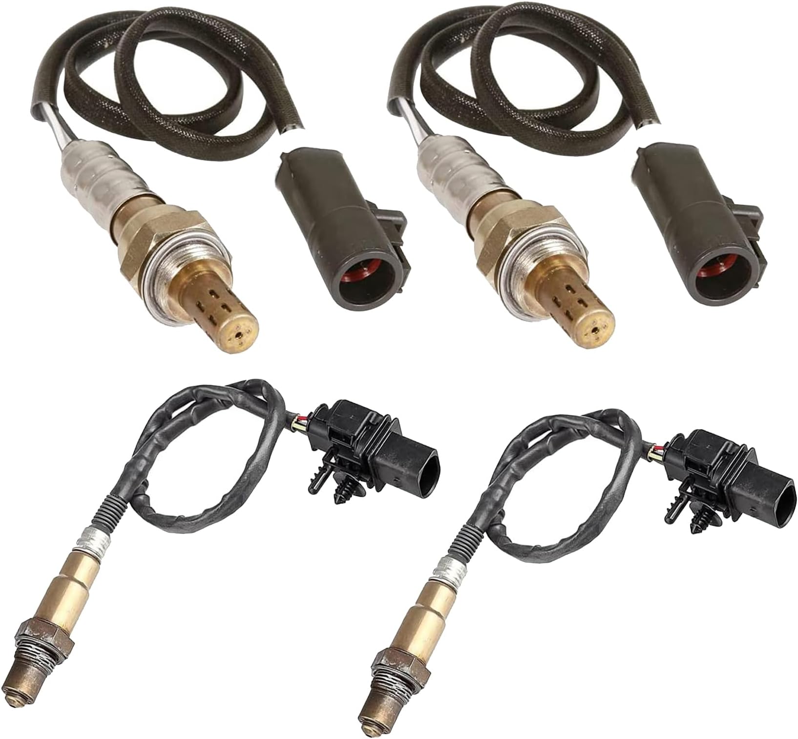 Amazon.com: 4 Oxygen O2 sensor 1 & 2 for 2009 2010 Ford F-150 5.4L 6.2L ...