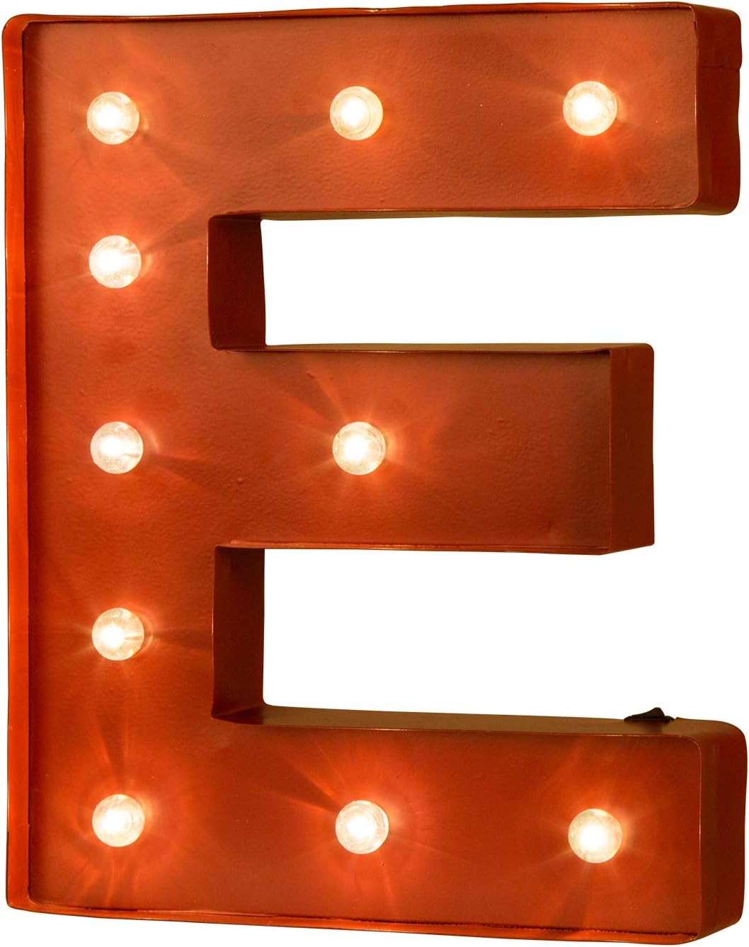 Amazon.com: Glitzhome Letter Lights Sign Vintage Alphabet Light Up ...