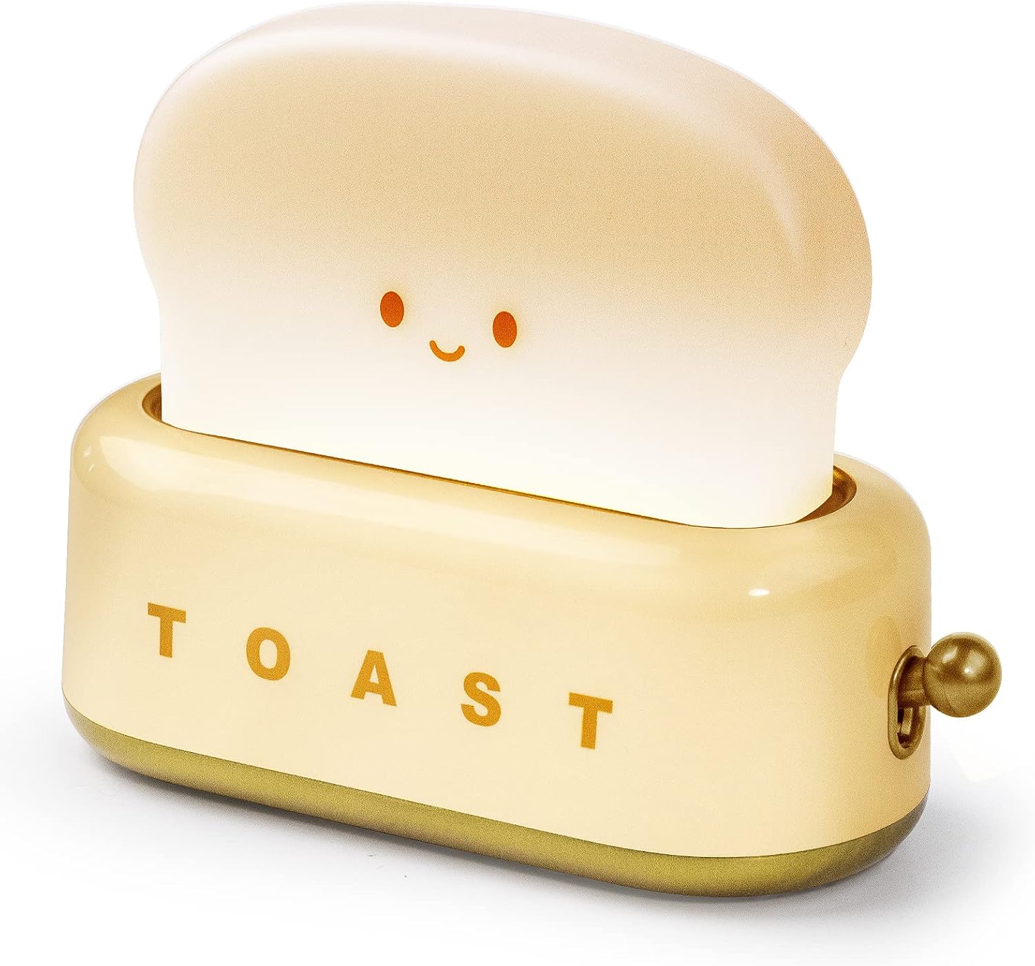 Amazon.com: Cute Night Light, Kawaii Toast Night Lamp for Desk Decor ...