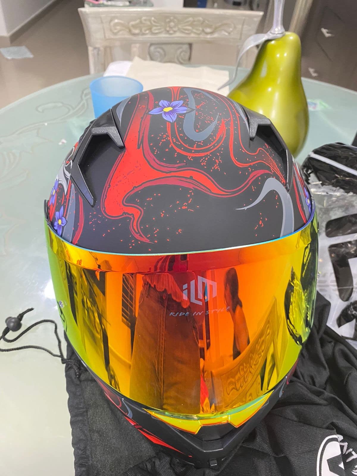 $33/mo - Finance ILM Motorcycle Helmet Full Face with Pinlock ...