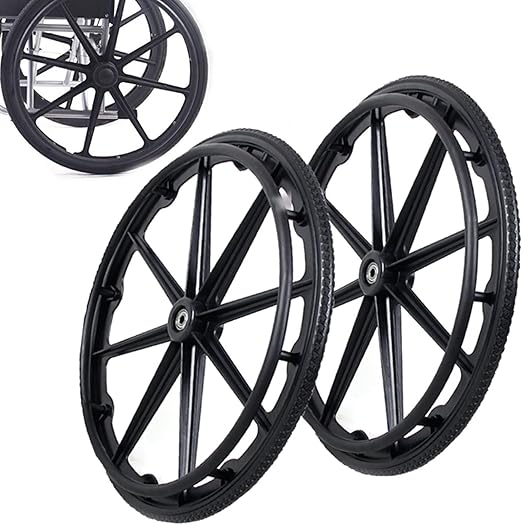 Amazon.com: 24 Inch Manual Wheelchair Rear Wheel Replacement, 24 X 1 3/ ...