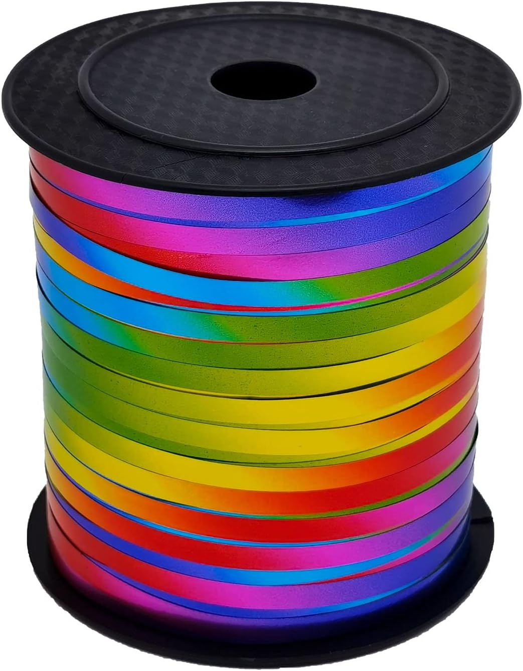 Amazon.com: 500 Yards Rainbow Crimped Curling Ribbon Colorful Balloon ...