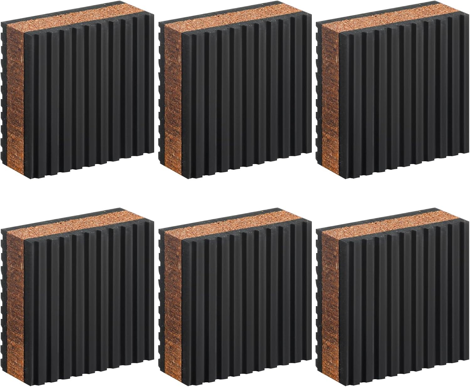 Amazon.com: Sintuff 6 Pcs Anti Vibration Rubber & Cork Isolation Pads 2 ...