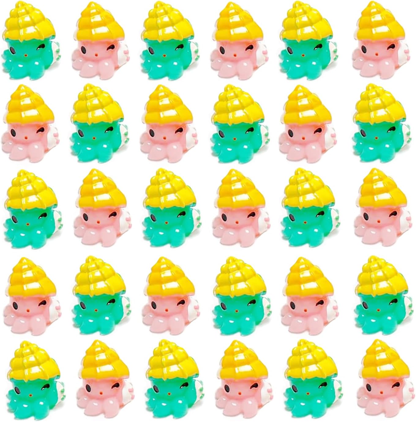 Amazon.com: titihuirie 40PCS Micro Landscape Octopus Mini Resin Octopus ...