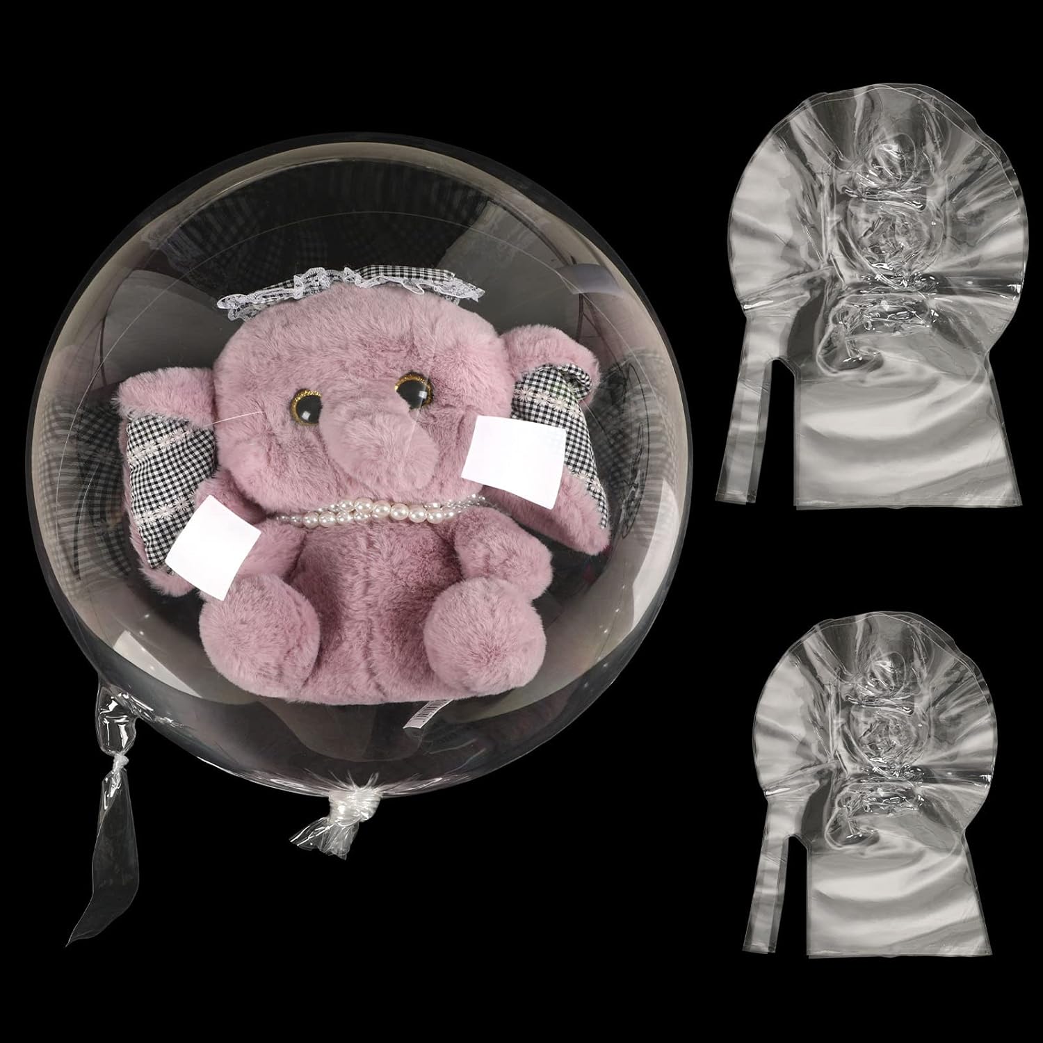 Amazon.com: Large Clear Balloons for Stuffing, NOVWANG 8 Pack Pre ...