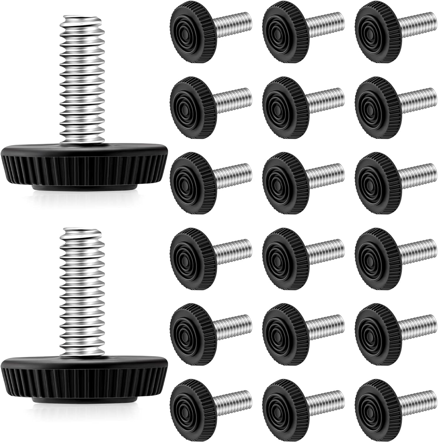 Amazon.com: Dunzy 36 Pack Screw in Adjustable Furniture Levelers ...